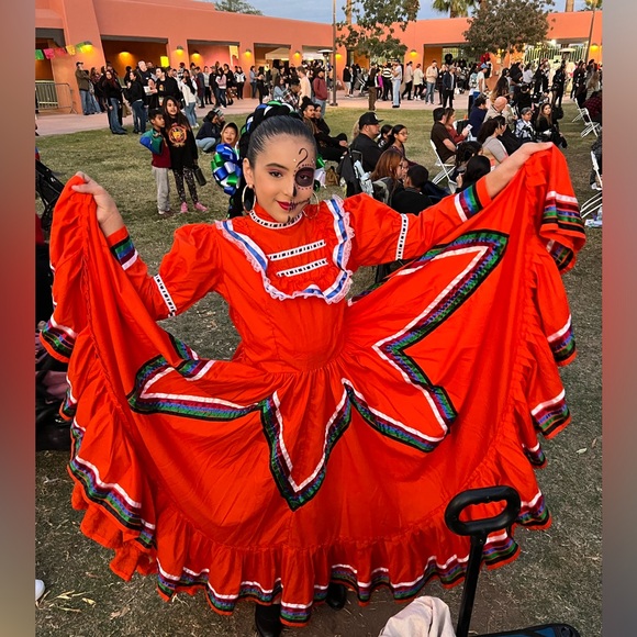 Dresses | Mexican Folklore Jalisco Dress Vestido Para Baile Folklorico ...